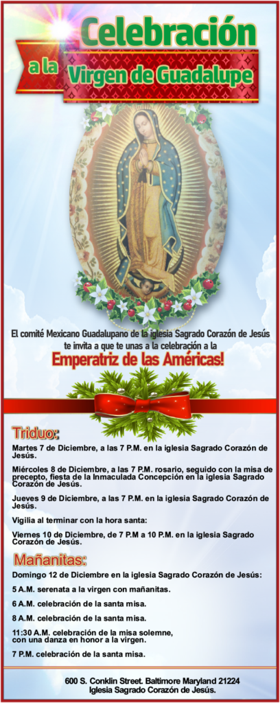 Celebración de la Virgen de Guadalupe - Latin Opinion Baltimore